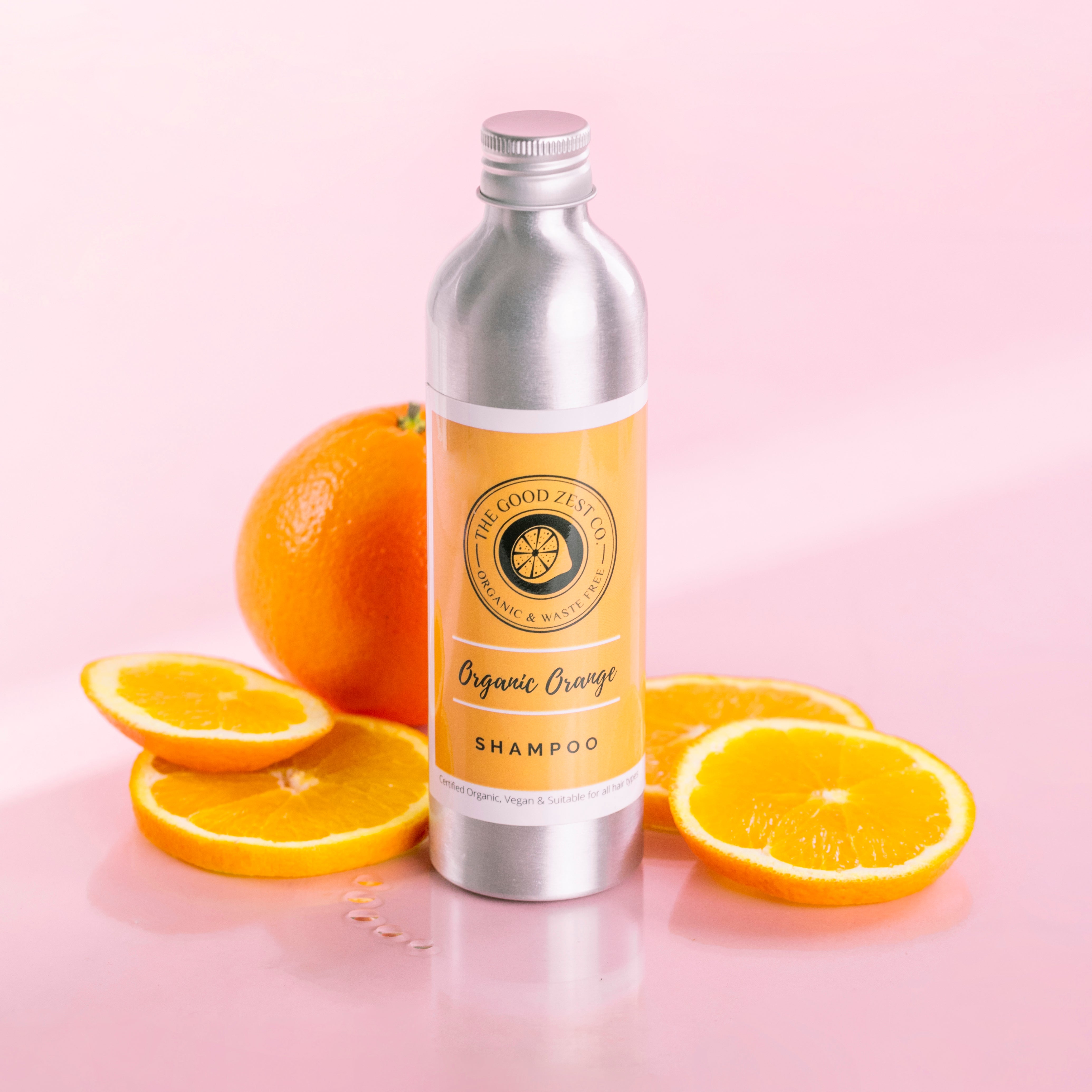 Organic Moisturising Orange Shampoo – The Good Zest Company